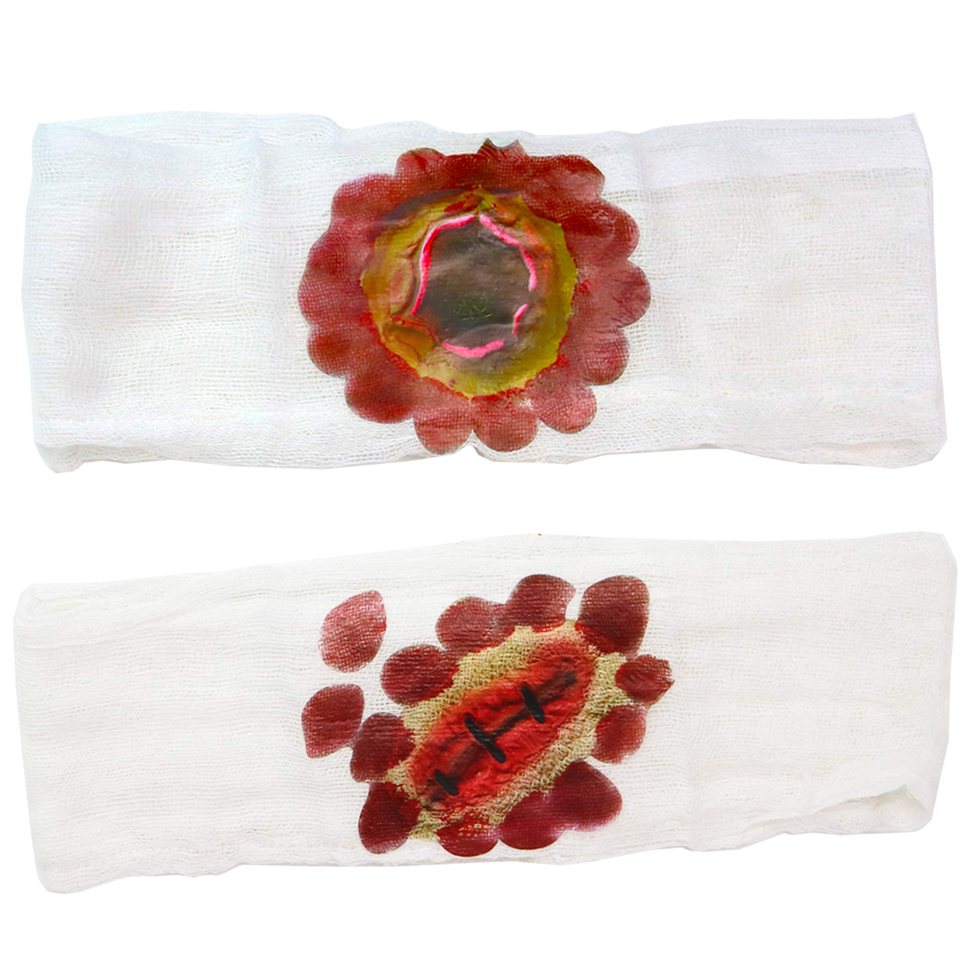 Bloody Wound Gauze Bandage - Halloween Blood Costume Bandages 1 Piece